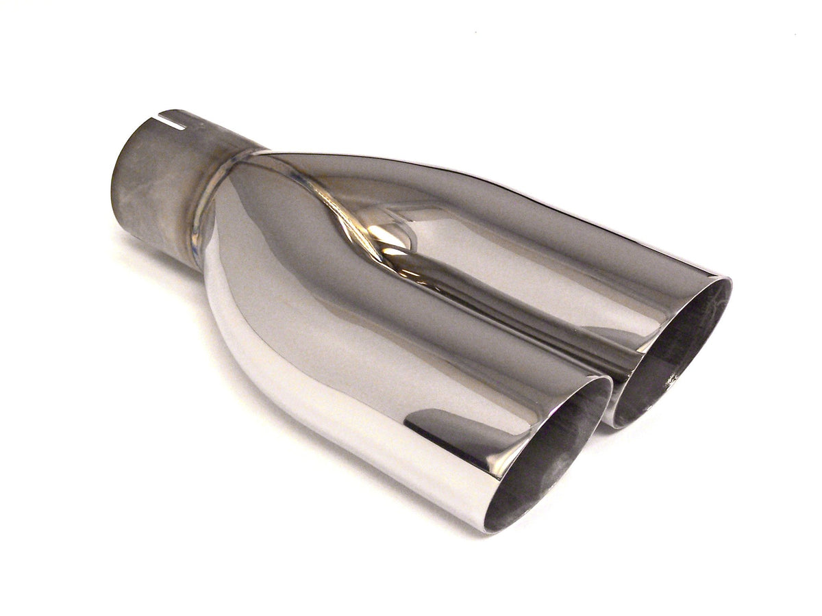 Stainless Steel Exhaust Tip - Single or Dual Angle Cut – Euro Sport ...