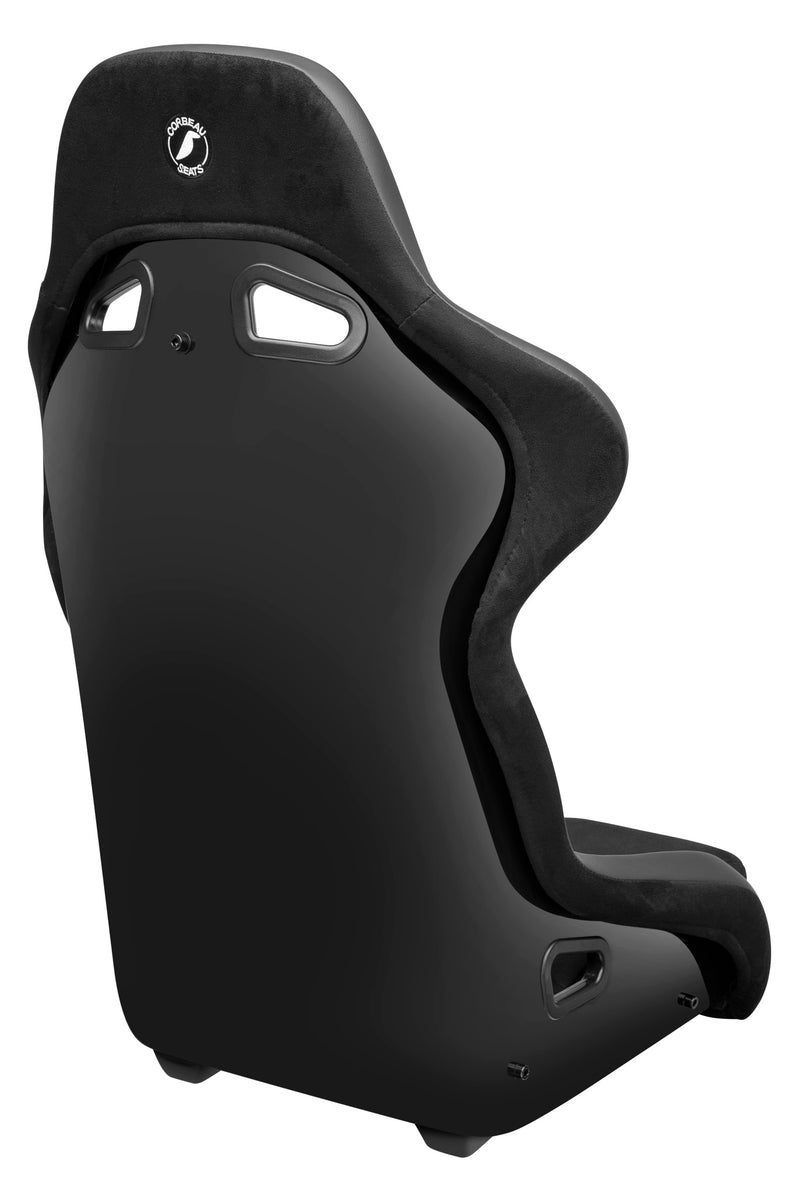 Corbeau FX1 Pro Fixed Back Racing Seat - Black Microsuede/Vinyl S29501 ...